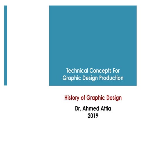 Technical concepts for graphic design production 1 | PPT