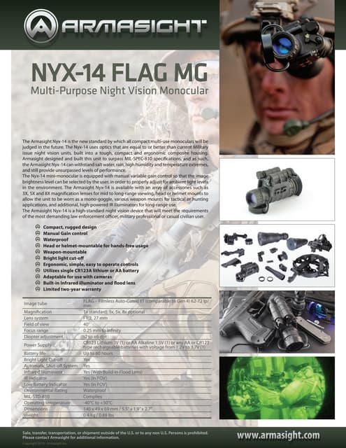 Covert/Overt Anti-Collision Helicopter Light Data Sheet (Interface Displays) | PDF