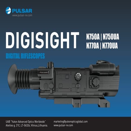 Technical data PULSAR Digisight Riflescopes | Optics Trade | PPT