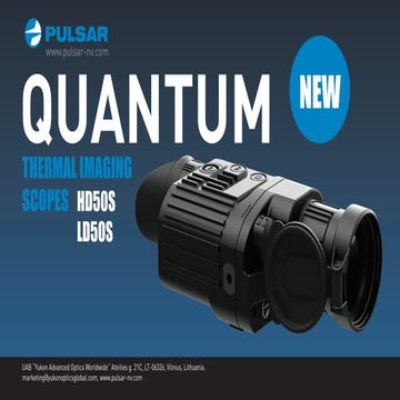 Technical data PULSAR Thermal imaging scopes Quantum HD/LD 50S | Optics ...