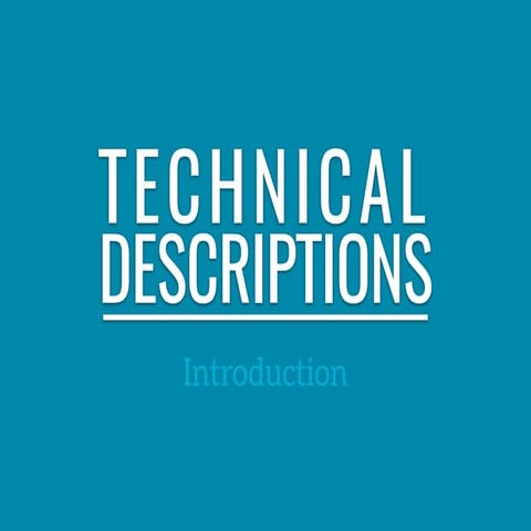 Technical description ETC | PPT