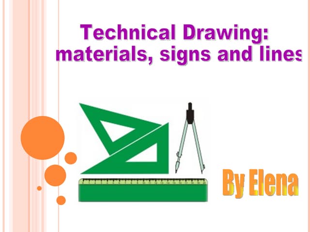Technical drawing tools | PPTX
