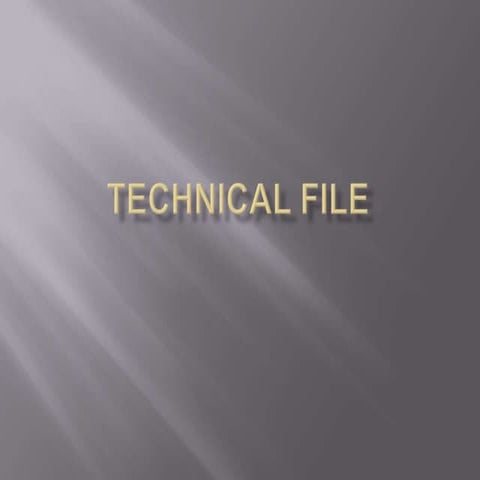 Technical file | PPT