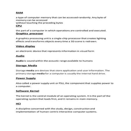 Technical glossary | DOCX