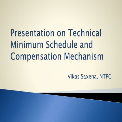 Technical minimum schedule for ppt f | PPTX