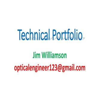 Technical portfolio 15 opteng no backlink | PPT