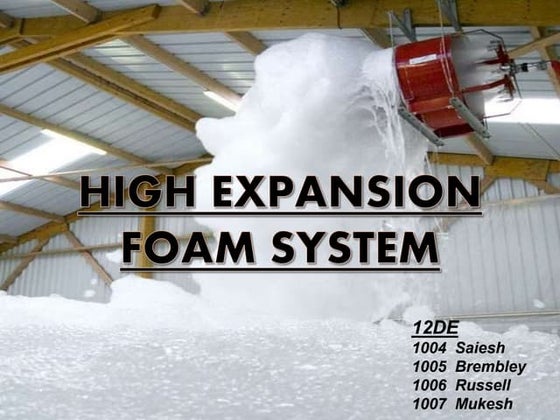 Design and installation of fixed foam fire extinguishing system | PDF