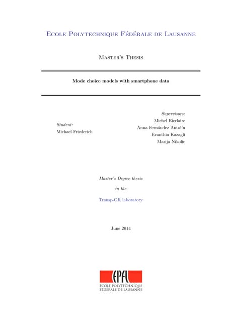 Transportation modeling and planning ( The Four-Step Model ) | PDF