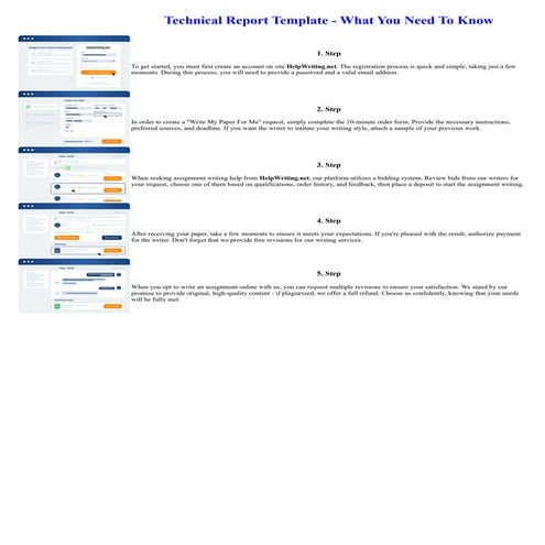 Technical Report Template - What You Need To Know | PDF