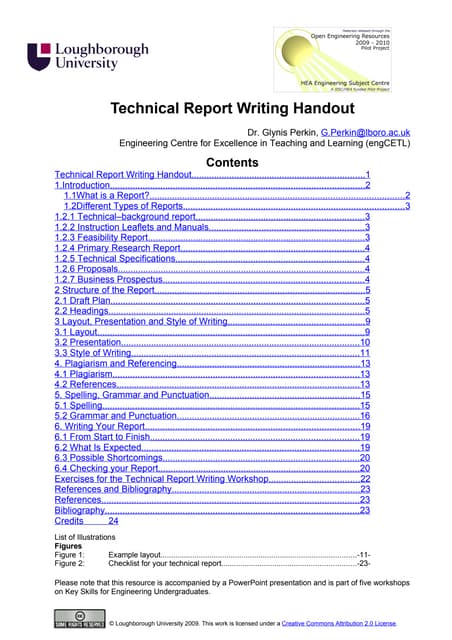 Technical report writing | PPT