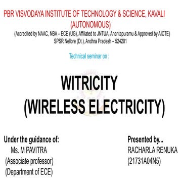 witricity(wireless electricity) ppt.pptx