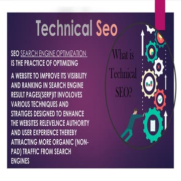 Technical Seo.(search engine optimization) | PPT