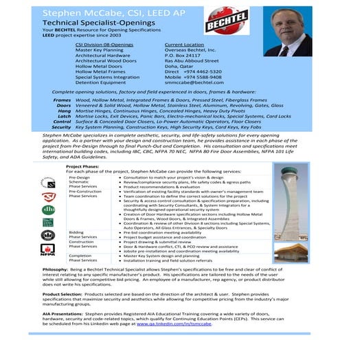 Technical Specialist Flyer V5 | PDF