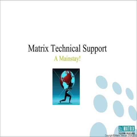 matrix info. | PPT