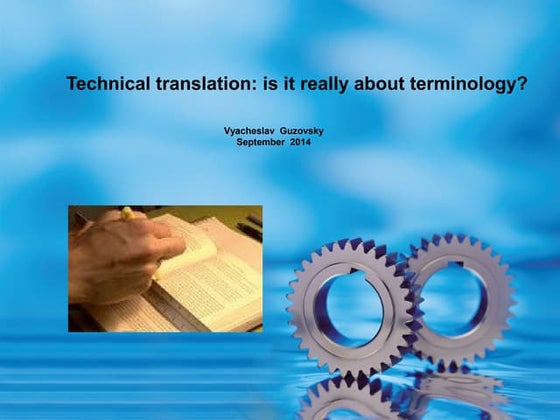 Keys to successful technical translation | PPT