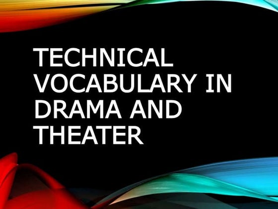 drama and theatre | PPTX | Drama | Genres