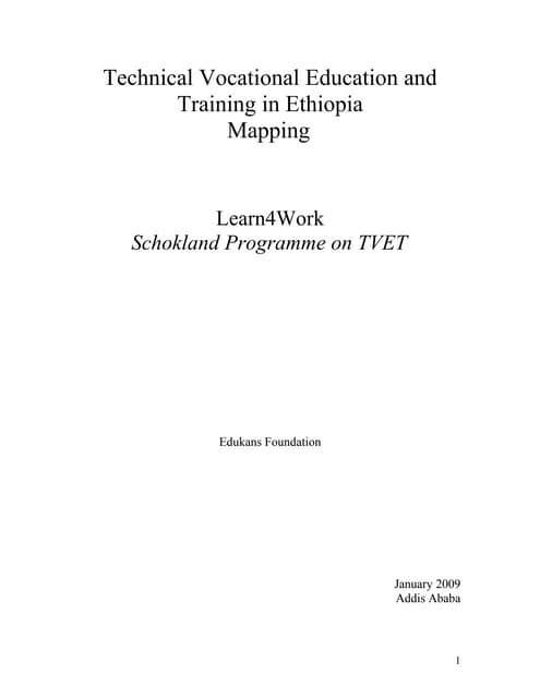 TVET Policy and Strategy on Core point ppt | PPT