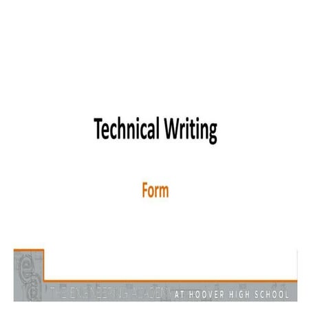 Technical Writing | PPT