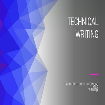 Technical Writing: Essentials, Examples, and Guidelines | PPT
