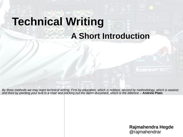 Technical writing | PPTX