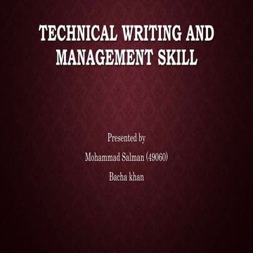 Technical writing and Management skill-1.pptx