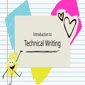 Technical Writing Presentation in Bold Character Scribble Style.pptx
