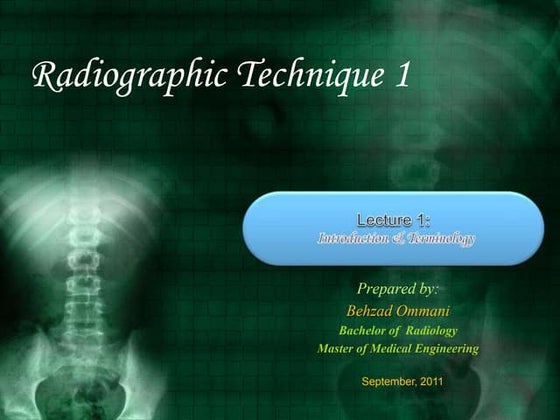 Upper limb radiography | PPT