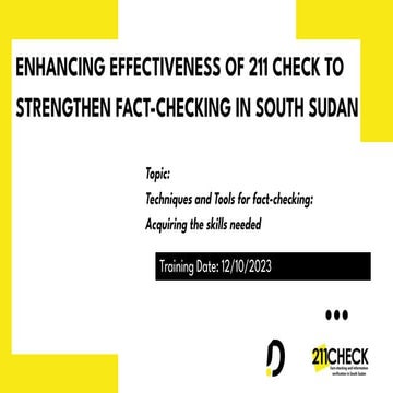 Techniques and Tools for fact-checking | PDF