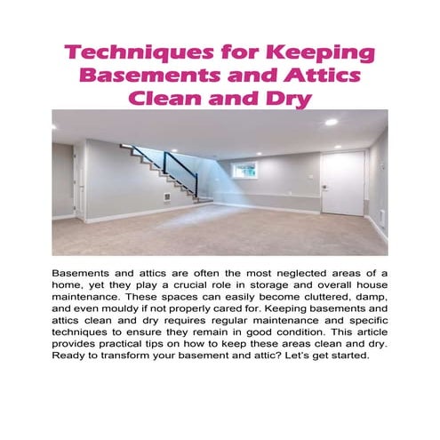 Techniques for Keeping Basements and Attics Clean and Dry.pdf