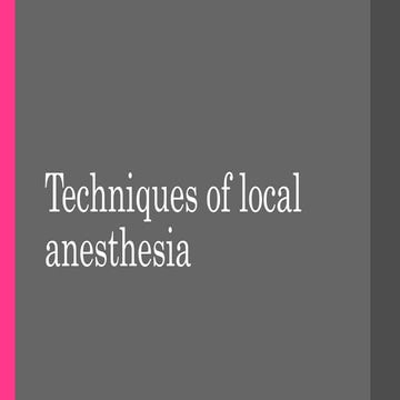 Posterior superior alveolar (psa) nerve block | PPT