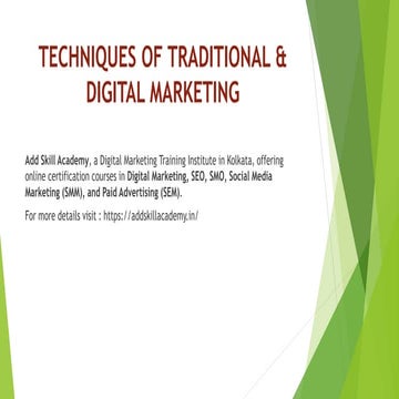 TECHNIQUES OF TRADITIONAL & DIGITAL MARKETING.pdf