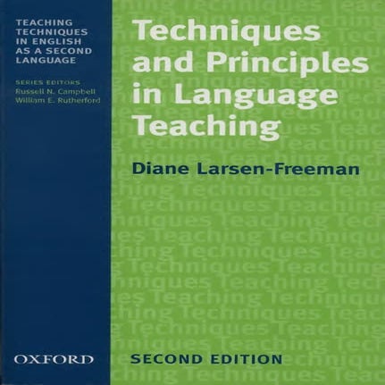 Techniques & principles in language teaching | PDF