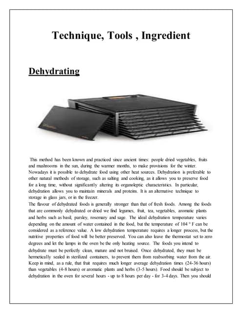 Food preservation freezing | PPT