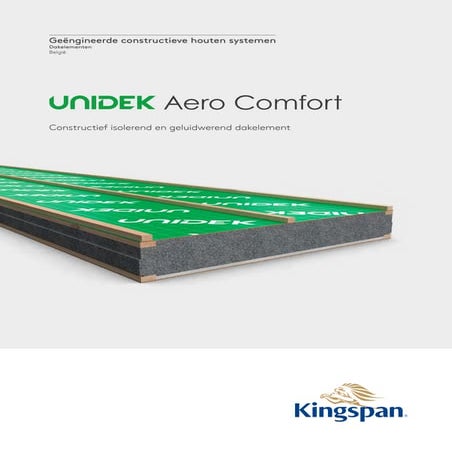 Kingspan Unidek - Technische brochure Unidek Aero Comfort | PDF