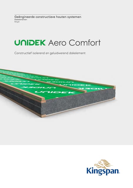 Kingspan Unidek - Technische brochure Unidek Aero Comfort Belgie | PDF ...