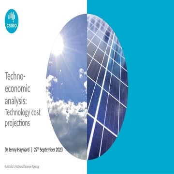 $Techno-economic analysis - Technology cost projections.pptx