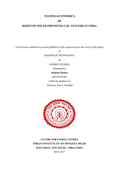 ESE 2020 - Basics of Energy and Environment | PDF