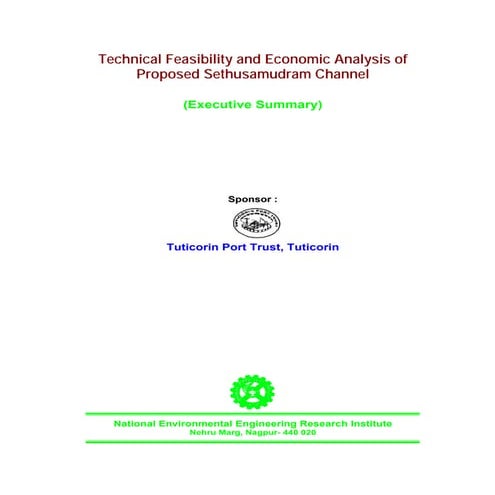 Techno-economic feasibility report (SSCP) Aug. 2004 | PDF | Travel