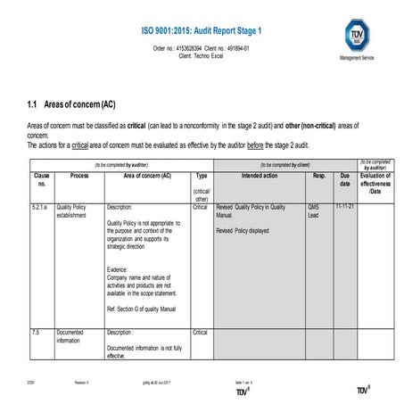 Techno excel ao cs stage1 | PPT