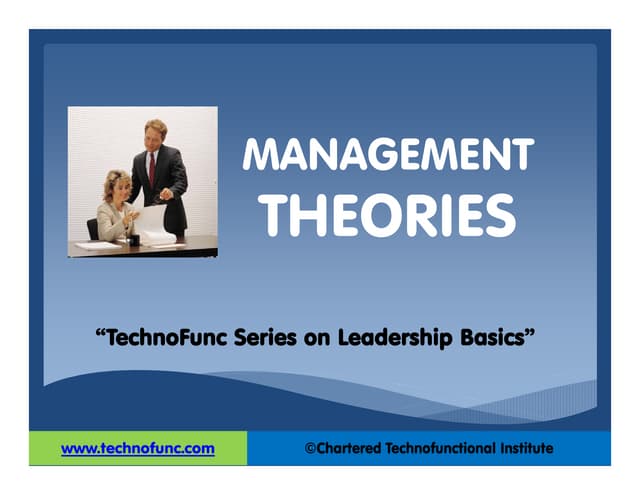 The evolution of management theory | PPT