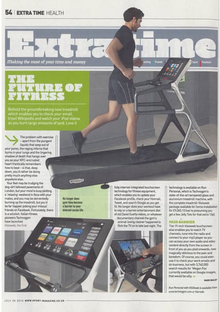 Radiant Technogym from Mens Health | PDF