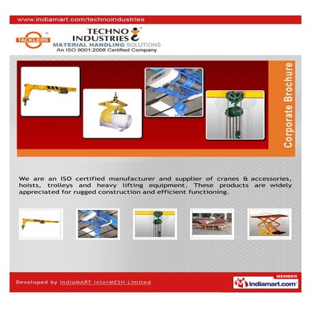 Techno Industries, Ahmedabad, cranes | PDF
