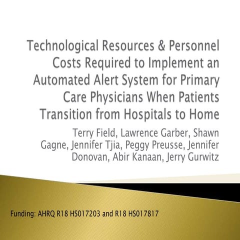 Computerisation of hospitals in developing countries | PPT