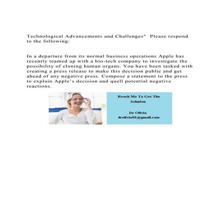 Technological Advancements and Challenges Please respond to th.docx