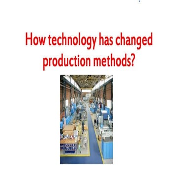 Technological changes | PPT