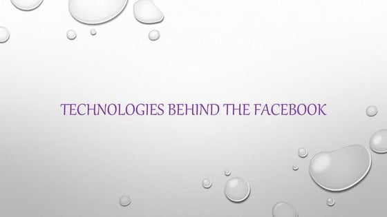 Facebook thrift | PPTX | Programming Languages | Computing