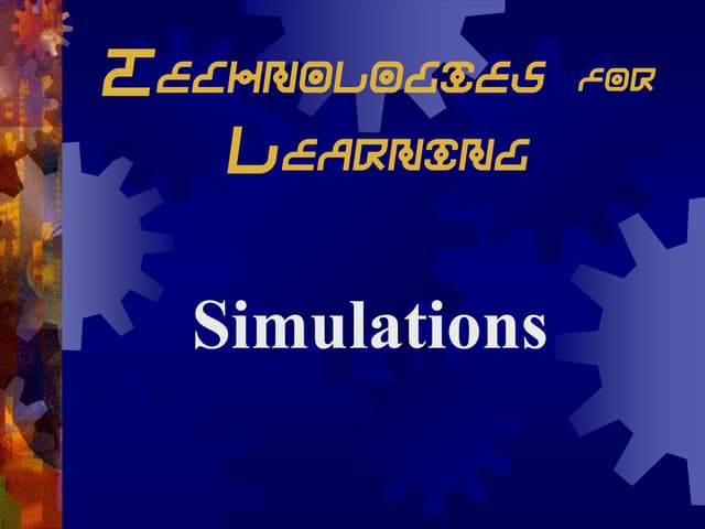 Simulation | PPTX