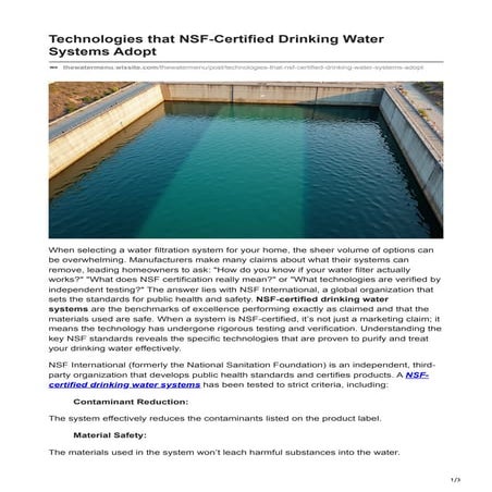 Technologies that NSF-Certified Drinking Water Systems Adopt.pdf