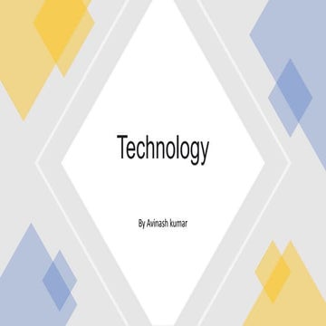 Technology | PPTX | Science