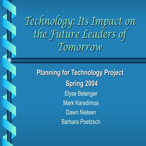 Technology In Education Use and impact.ppt | College Planning | College ...